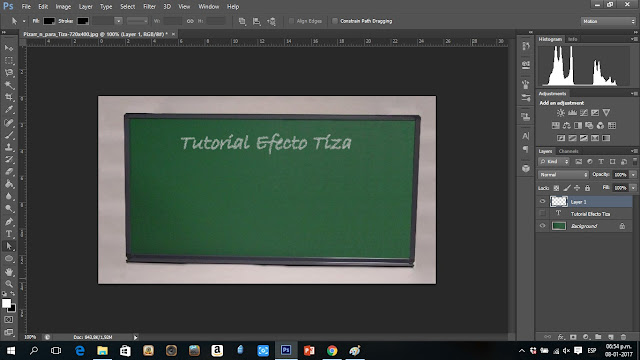La Tortuguera: Photoshop: Tutorial de Efecto Tiza