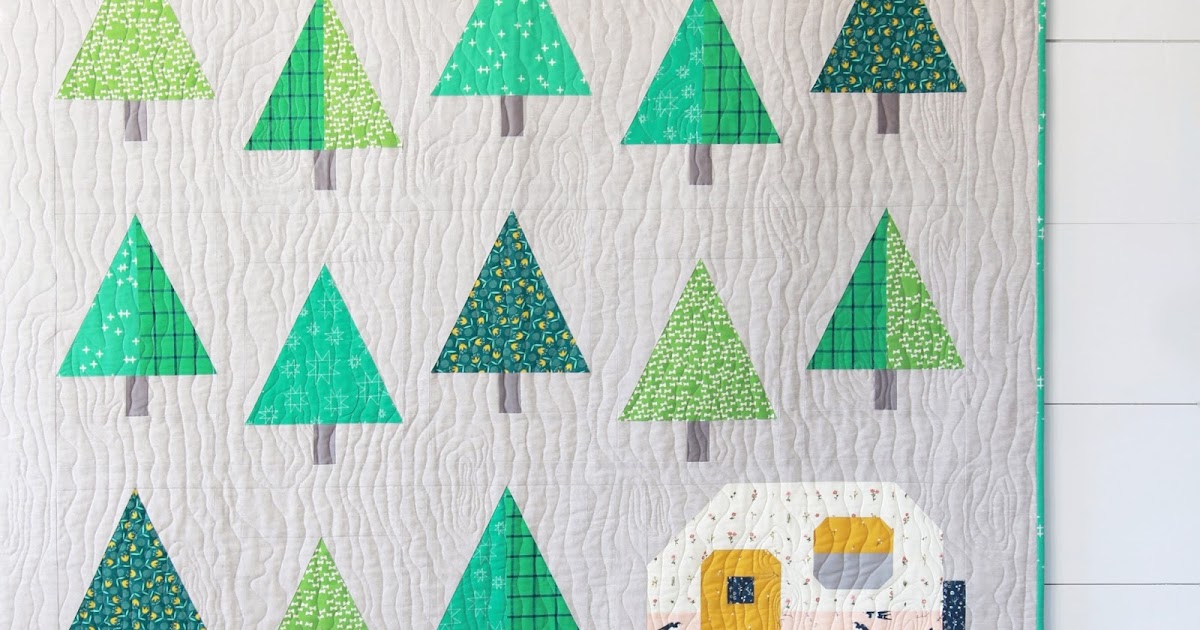 Pen + Paper Patterns: Up North Quilt + Snow-Capped Tree Tutorial