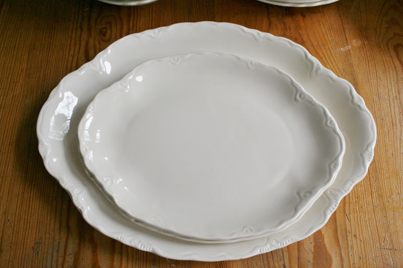Ironstone and Pine: White Ironstone Dishes
