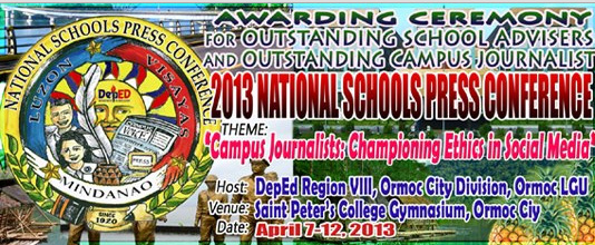 DepEd Teacher's Blog : 2013 National School Press Conference Contests ...