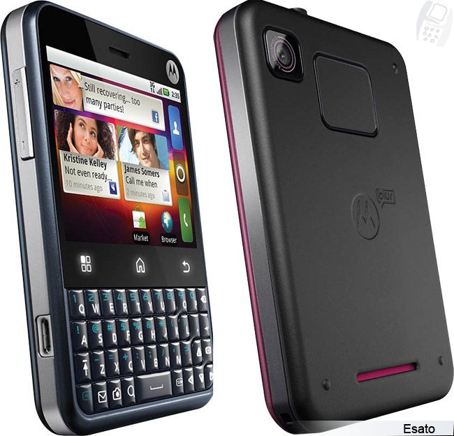 latest mobiles: Motorola Charm Motoblur