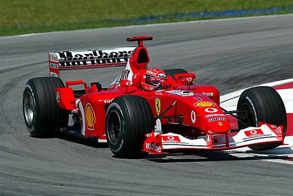 Specification Ferrari F2002