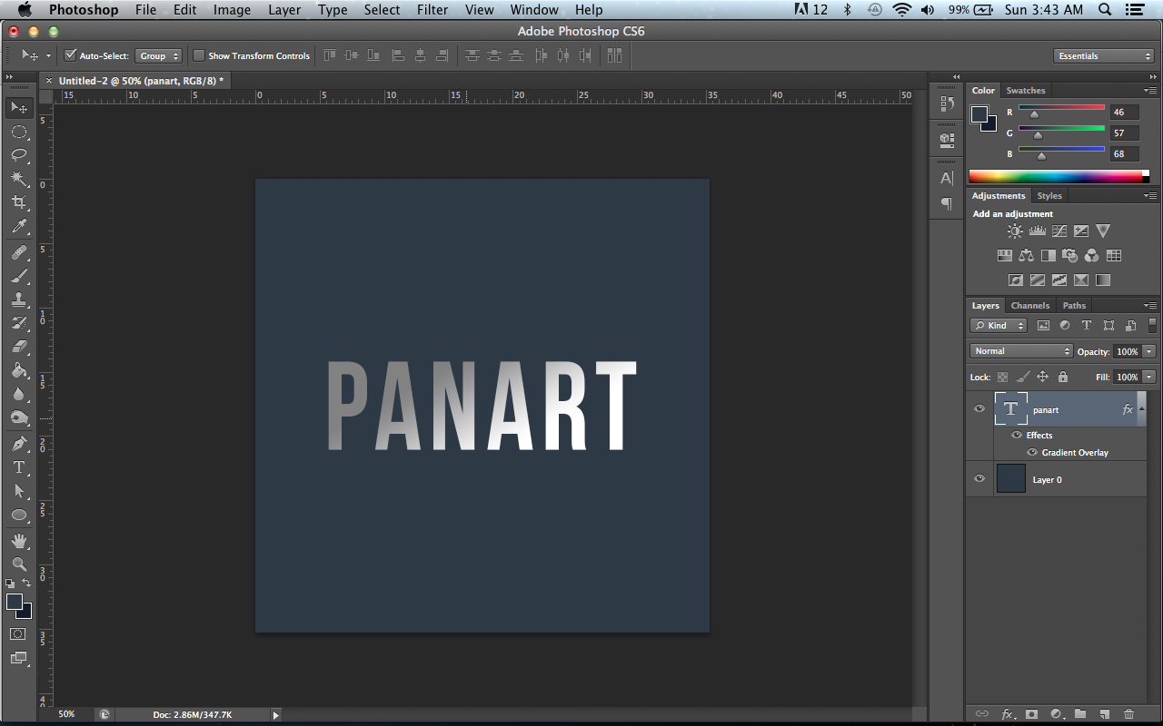 TUTORIAL MEMBUAT DESAIN TULISAN 2D TERLIHAT 3D MENGGUNAKAN PHOTOSHOP ...