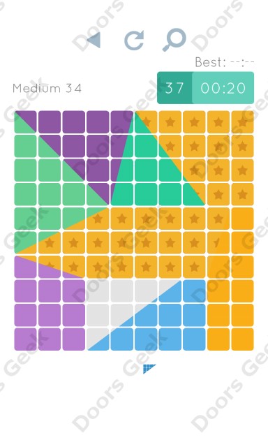 Blocks & Shapes [Medium] Level 34 Solution ~ Doors Geek