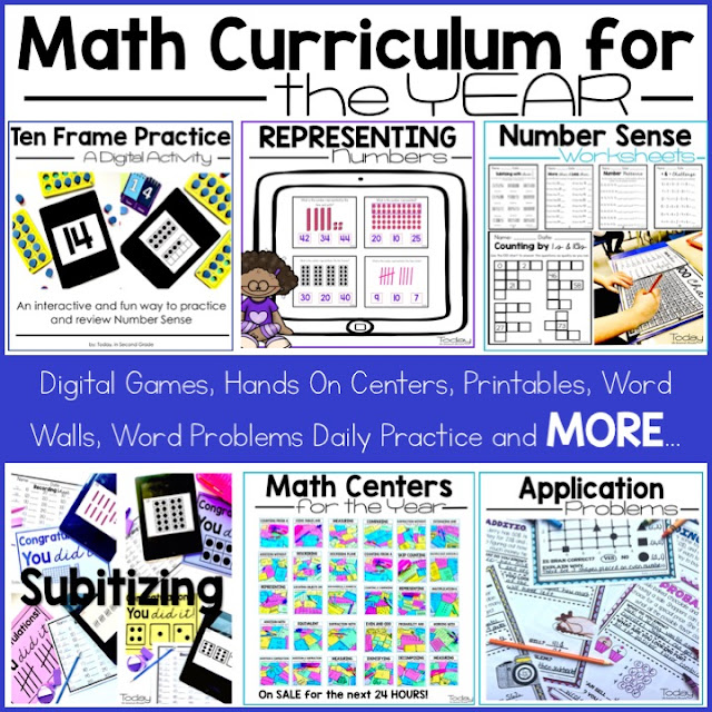 Math in the Classroom - Today in Second Grade