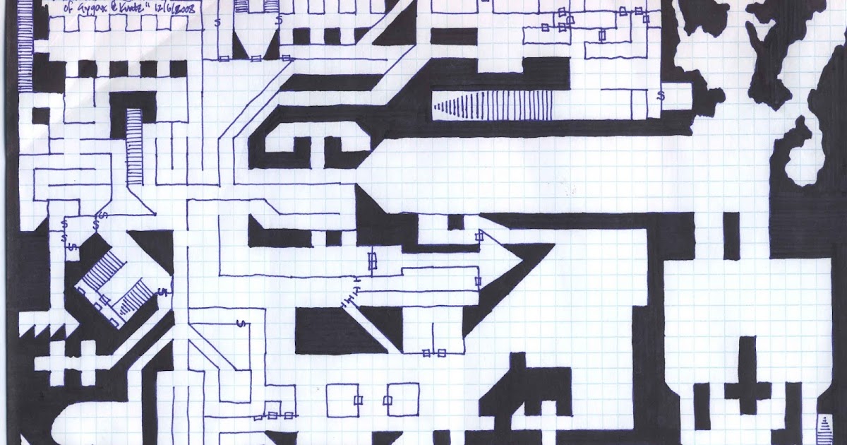 From Kuroth's Quill - grodog's AD&D blog: grodog's Mega-Dungeon Maps ...