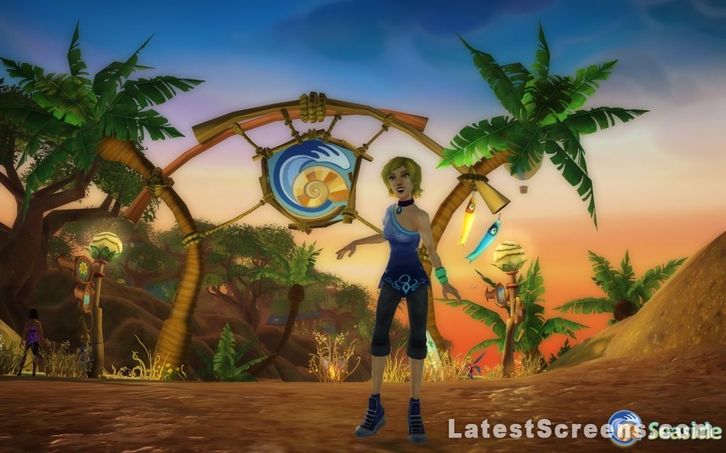 Free Realms World: Sacred Grove sightseeing