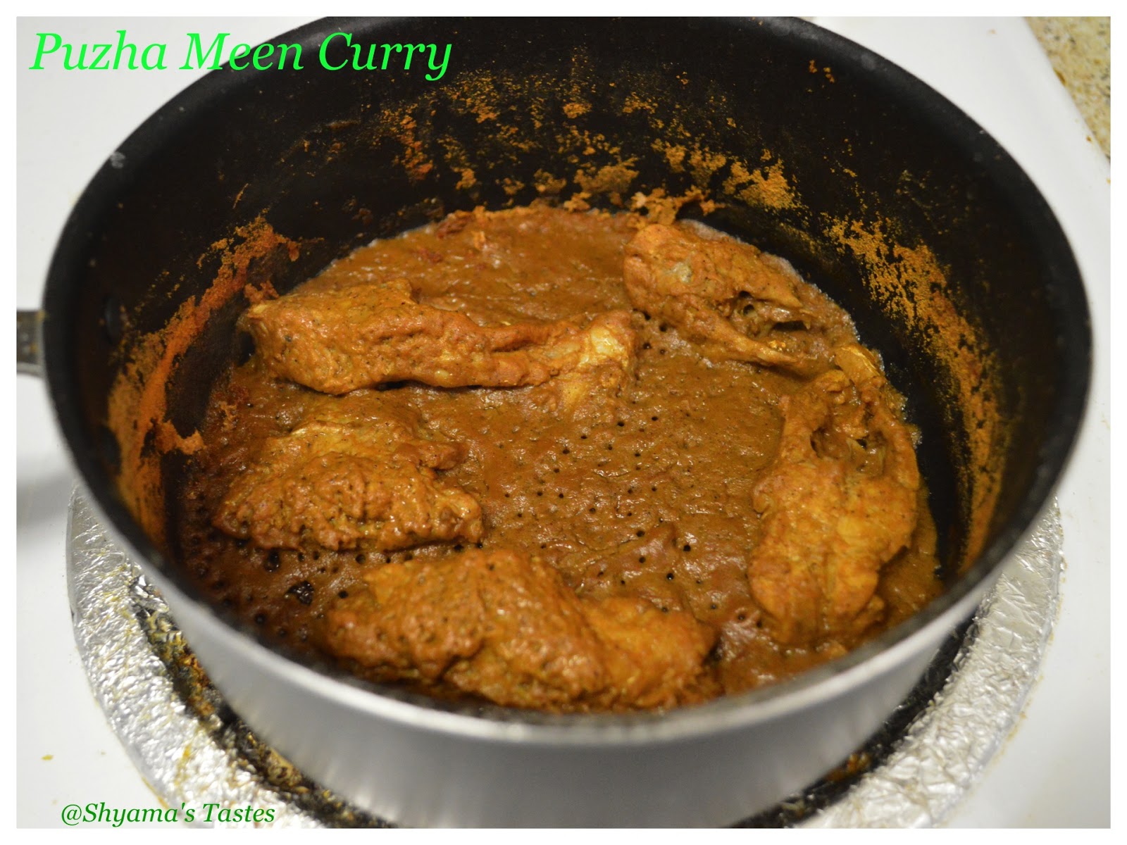 Shyama's Tastes: Puzha Meen Curry/Fresh Water Fish Curry-Easy Recipe