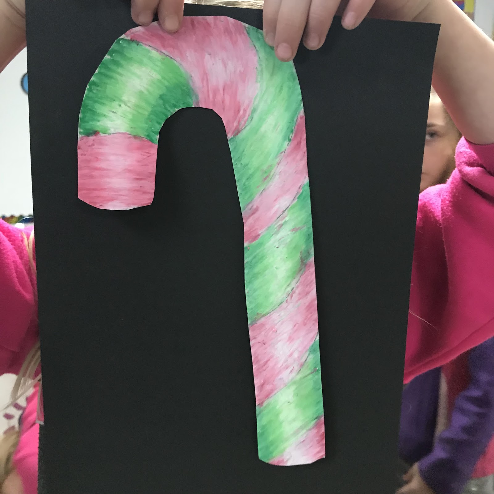 Elements of the Art Room: Blended Candy Canes take II