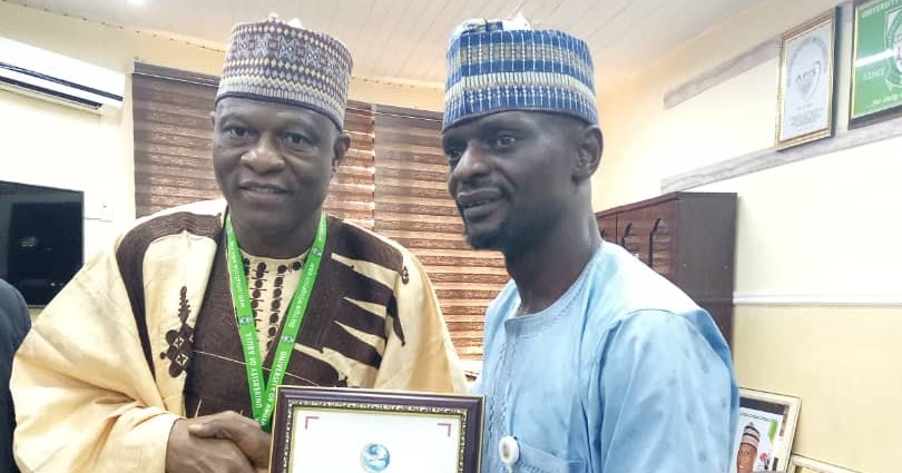 IN ABUJA: UNIBUJA VC Prof. Abdul- Rasheed Na'alla Presented With Life ...
