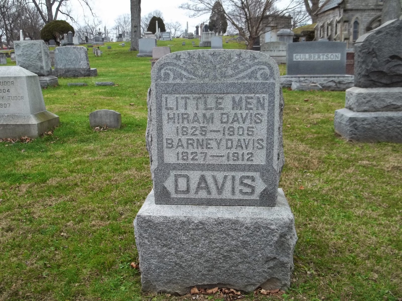 Travels of a Hobgoblin Taphophile: Hiram & Barney Davis, The Wild Men ...