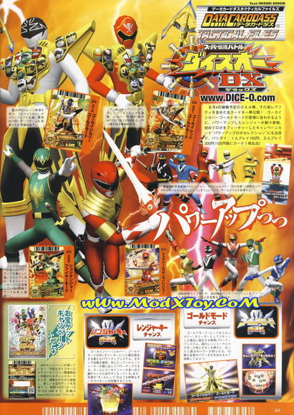 Henshin Grid Dice O Gokai Red Gold Mode