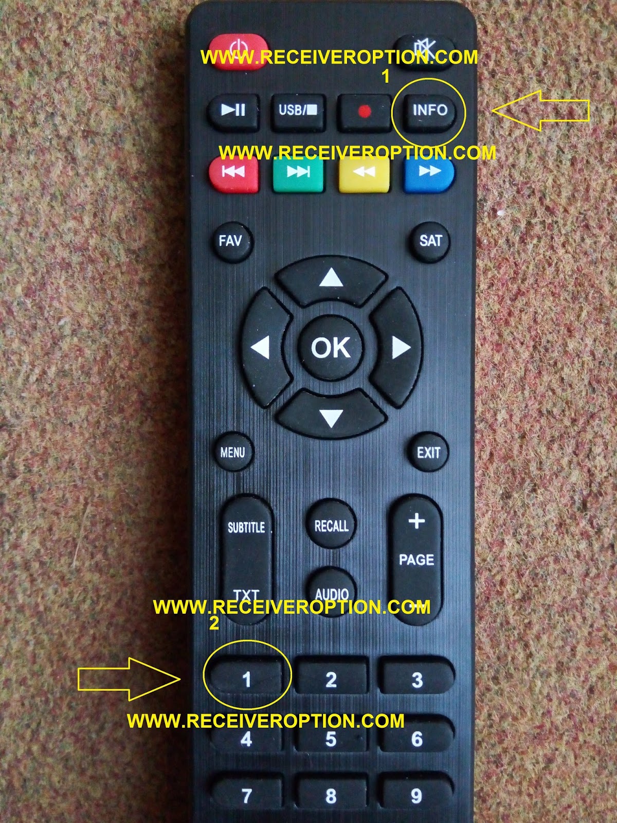 STAR TRACK SRT 550 GOLD HD RECEIVER BISS KEY OPTION - How To Enter Biss ...