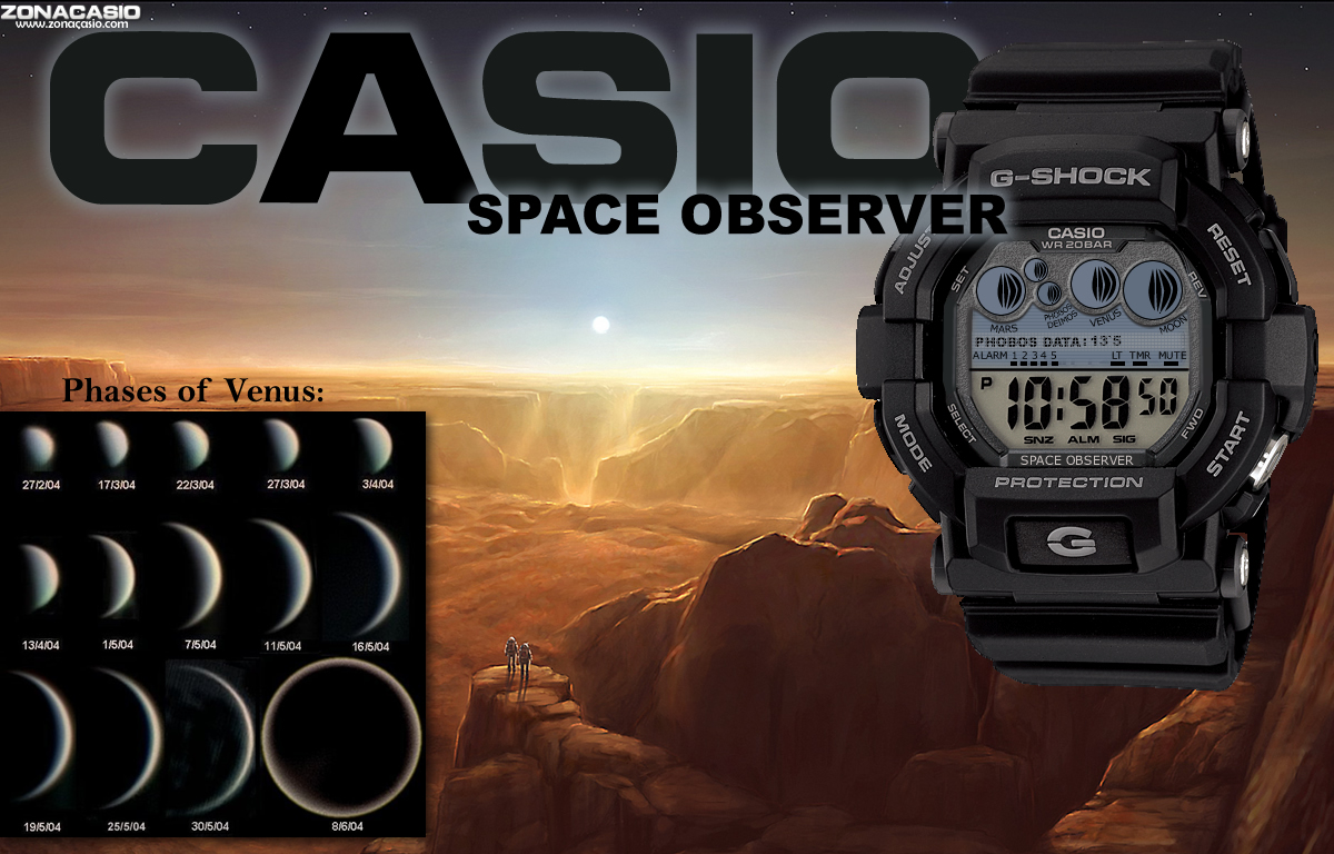 Zona Casio: Casio Space Observer: el genial heredero del Cosmo Phase