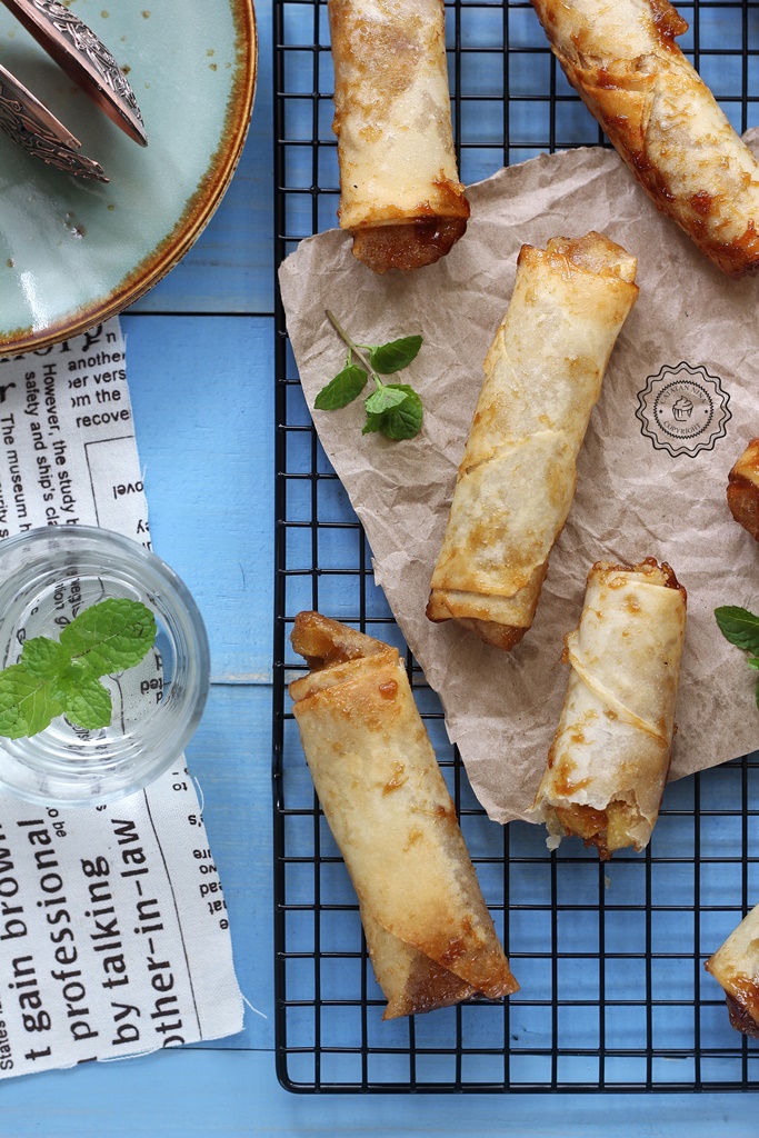 LUMPIA APEL KARAMEL | Menu Lokal