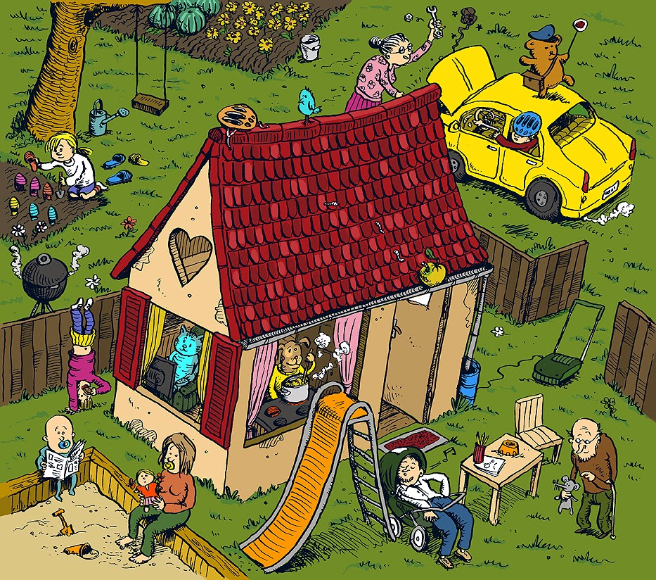 MAMEI's WIMMELBILDER: Wimmelbilder 21-24 Sprachlernspiel für Kinder