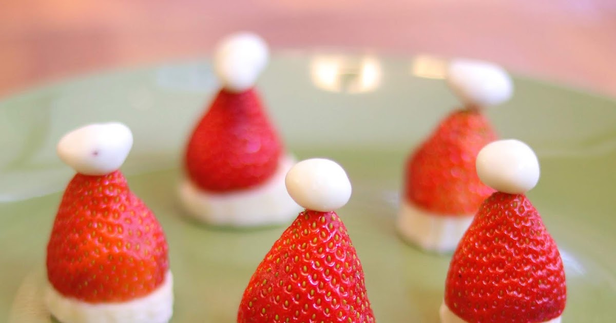 Lunchbox Dad: Strawberry Banana Santa Hats
