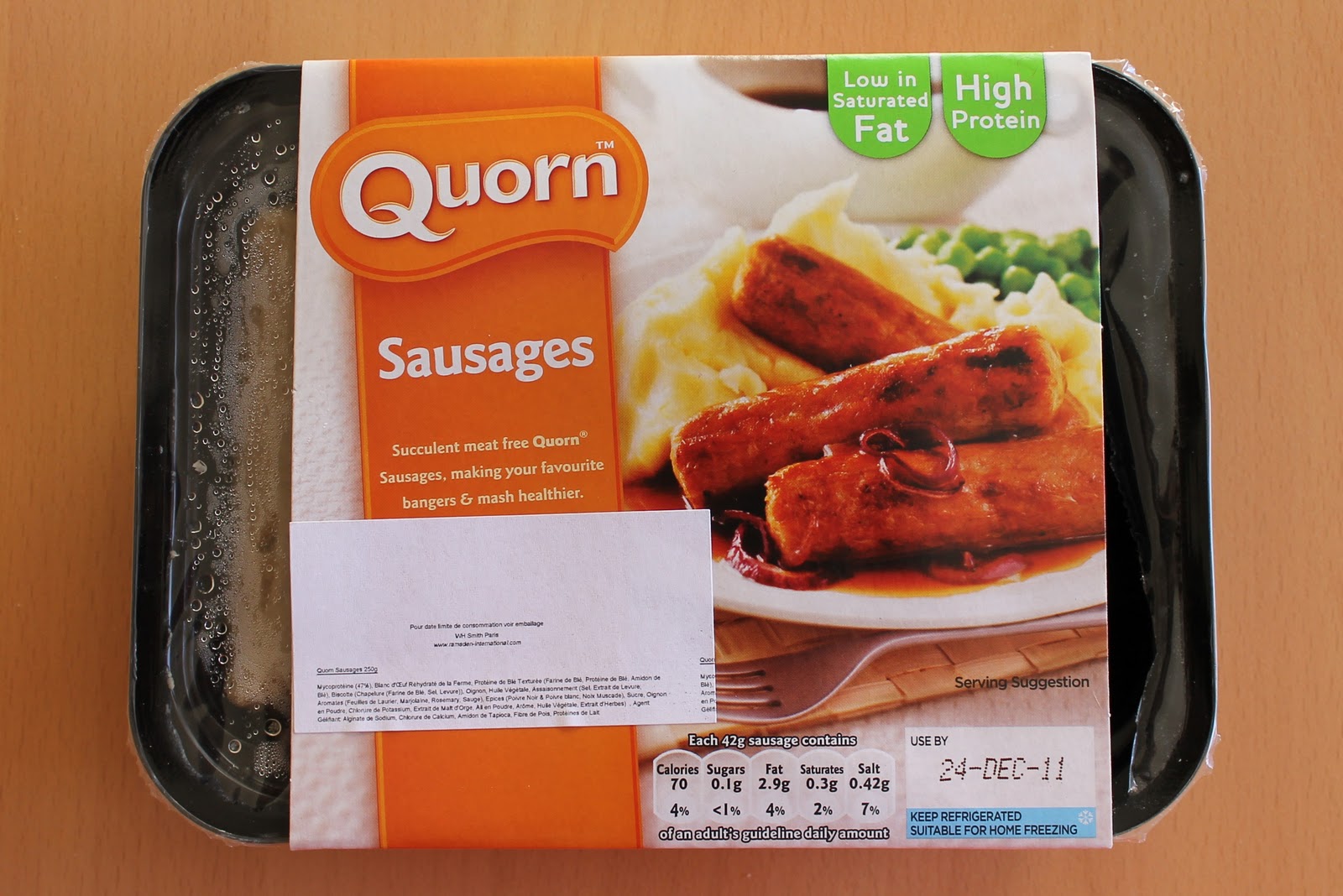 Le blog du pou: Test: le quorn (anglais et végétarien)