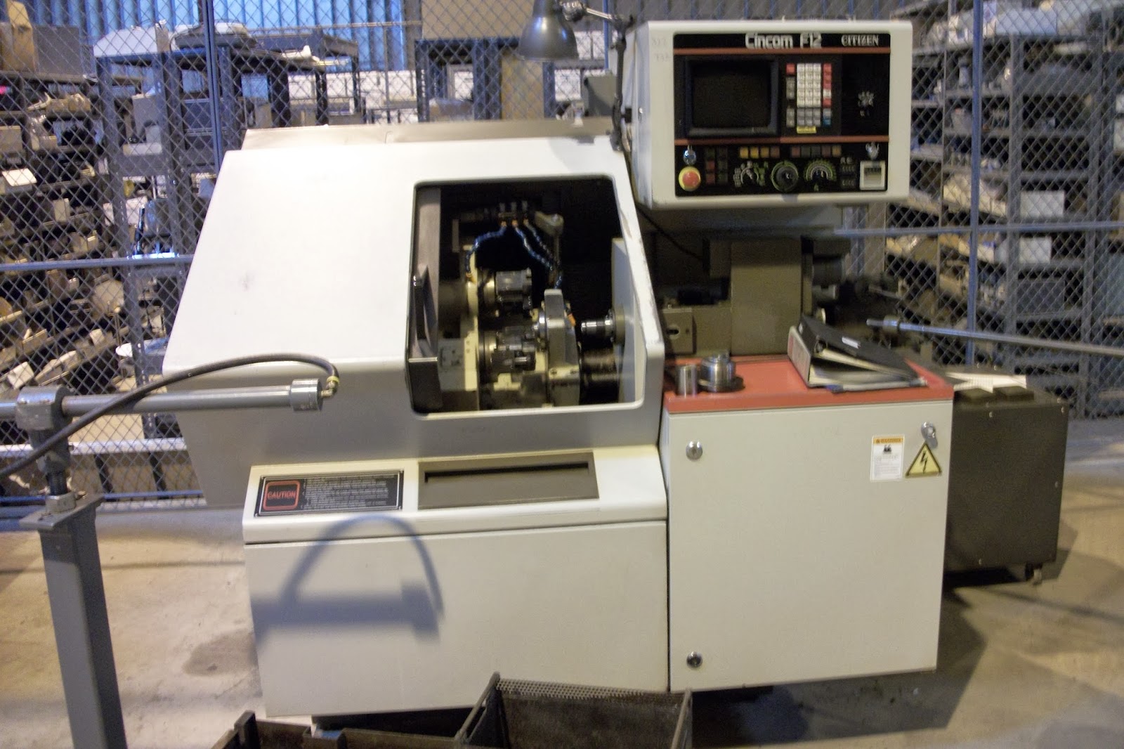 1984 Citizen Cincom F-12 With Bar Feed CNC Swiss - Type Automatic Screw ...