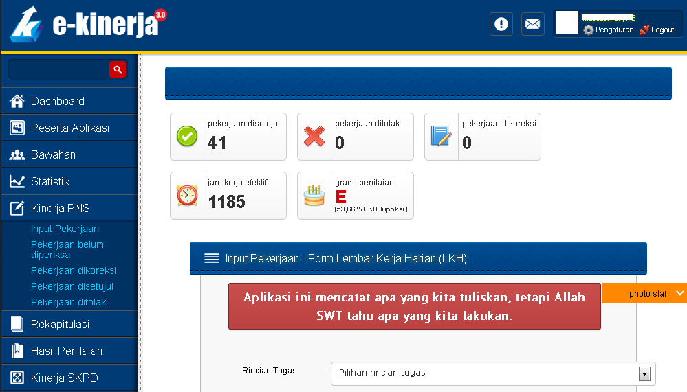 Inilah Tampilan Aplikasi eKinerja ASN Atau Pegawai Negeri Sipil - Kabar ...