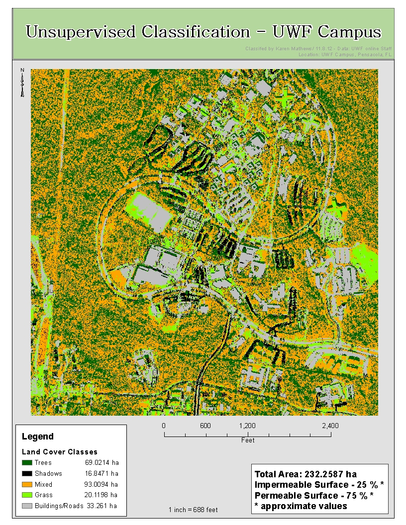 karensgisblog: Unsupervised Classification- Lab 9 Remote Sensing