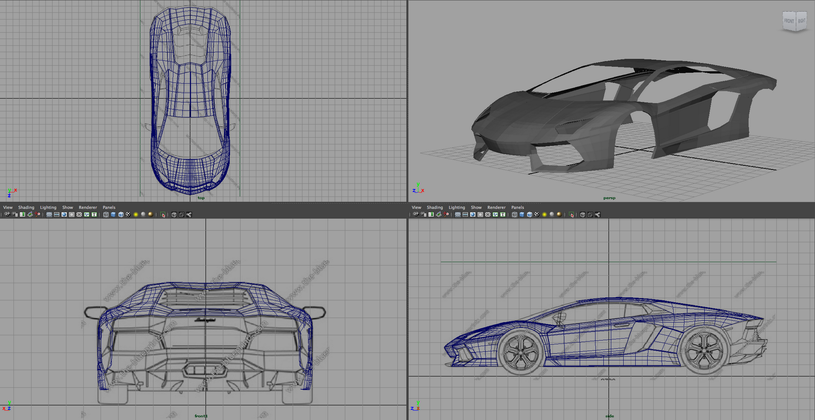 Julio Redondo 3D: A modelar (Lamborghini Aventador)