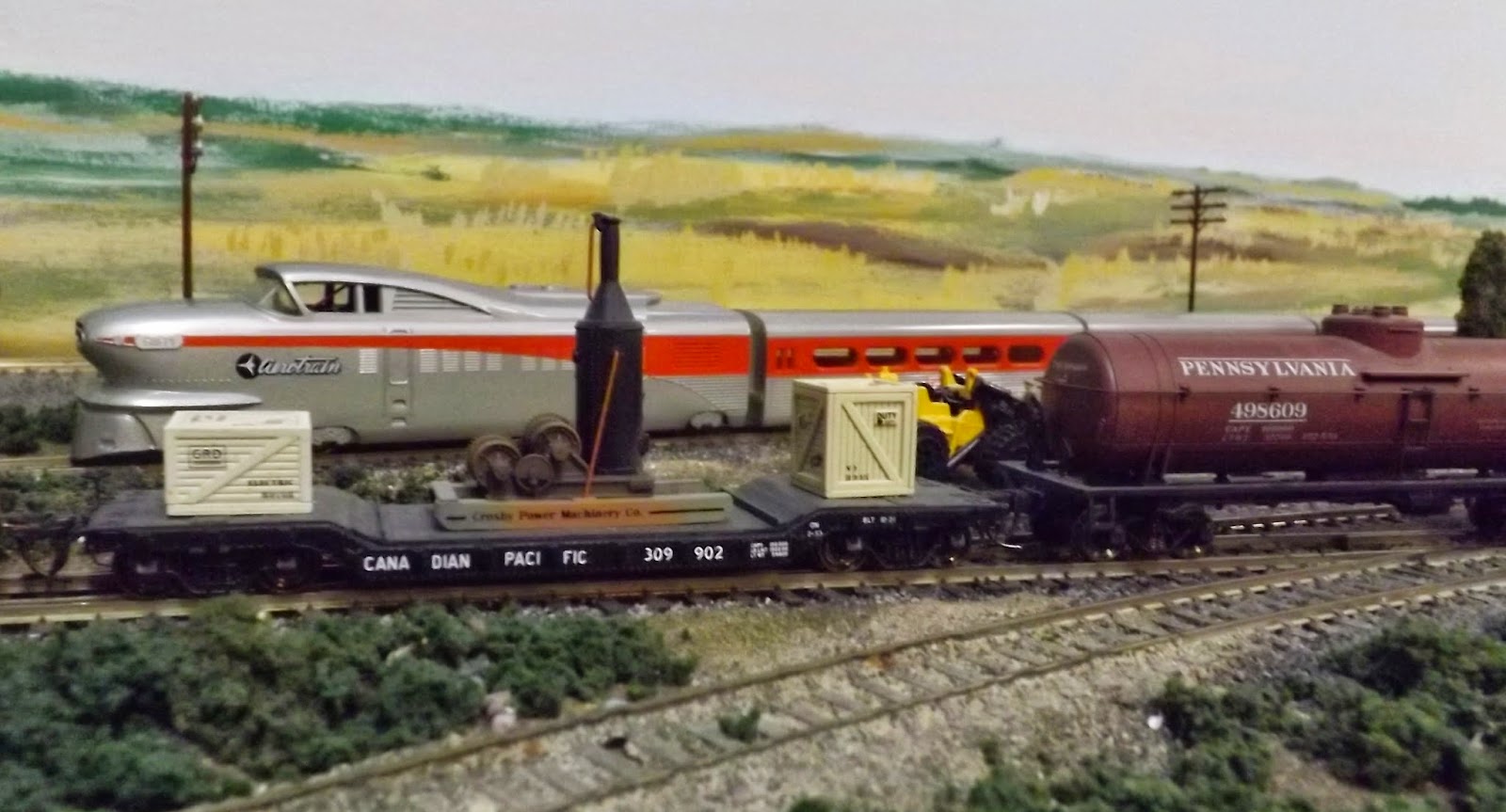 Winnipeg Model Railroad Club: The Aerotrain rides again on Norm ...