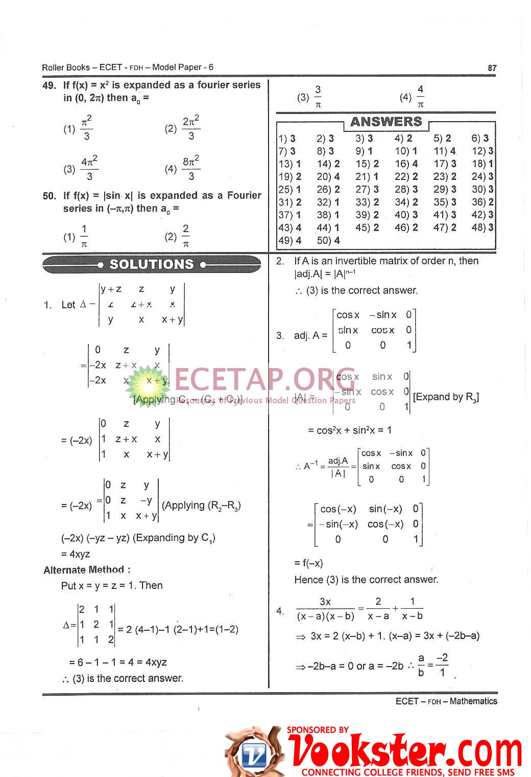 ECETAP - 2016, Previous, Model Papers, Question Papers EEE,ECE,SCE ...