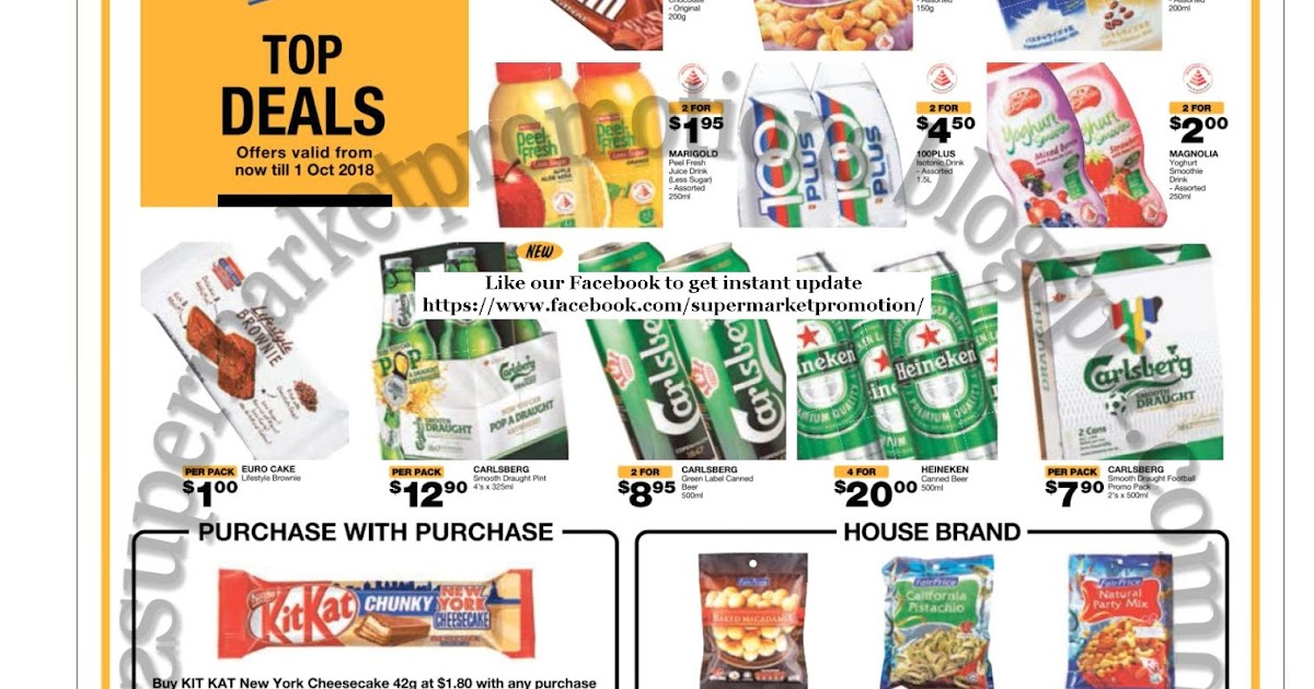 Cheers Top Deals 04 September - 01 October 2018 ~ Supermarket Promotions