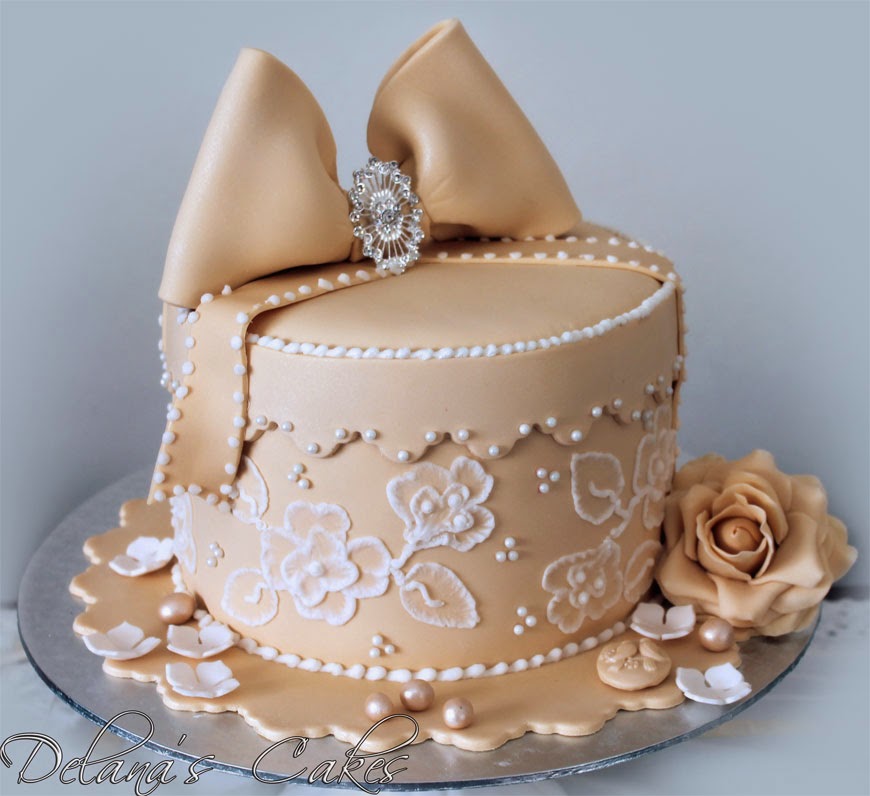 Delana's Cakes: Vintage Hatbox Cake
