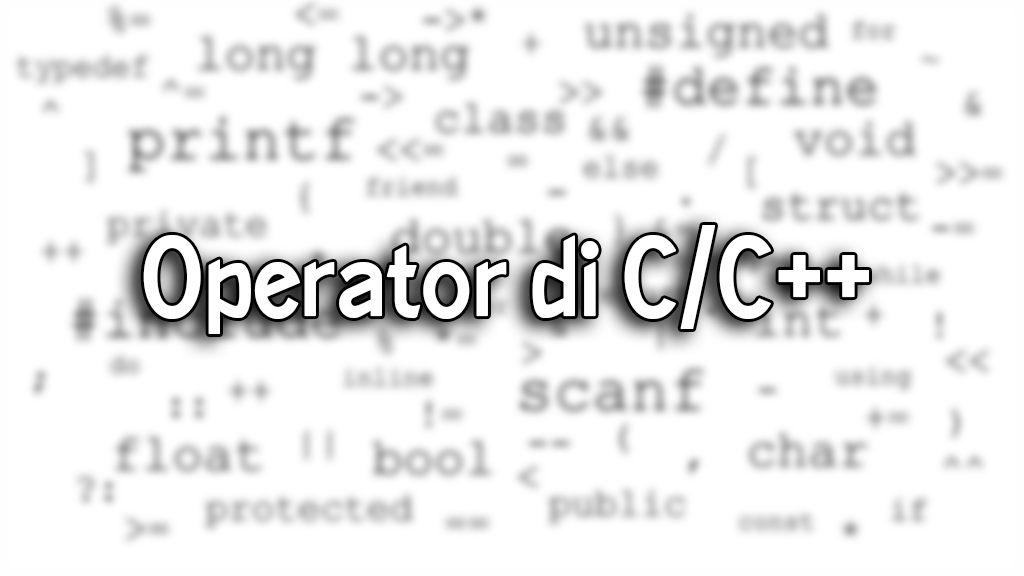 C Programming 3 Operator Di Cc ~ Open Networking