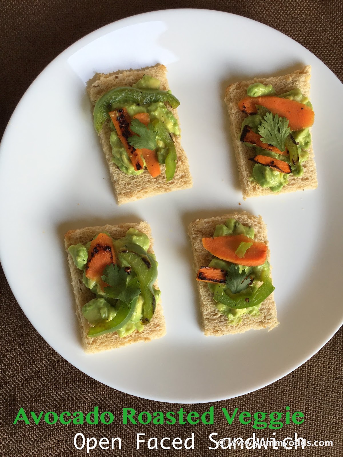 Yum! Yum! Yum!: Avocado Roasted Veggie Open Toast