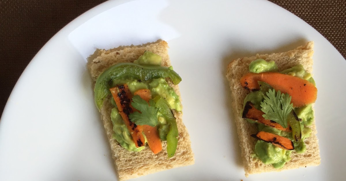 Yum! Yum! Yum!: Avocado Roasted Veggie Open Toast