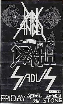 White Shirt Brigade: Shared necrohell- The best of Death Metal flyer art