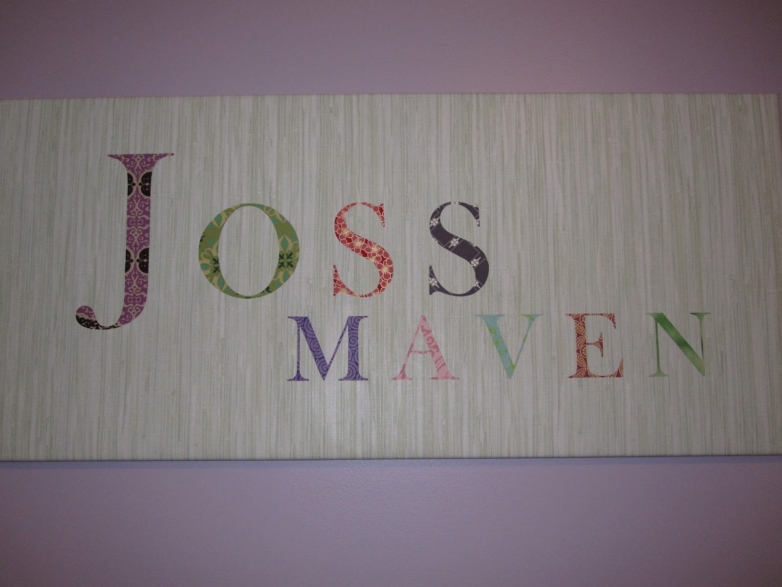 Life Wrapped In Pink: Joss' Nursery