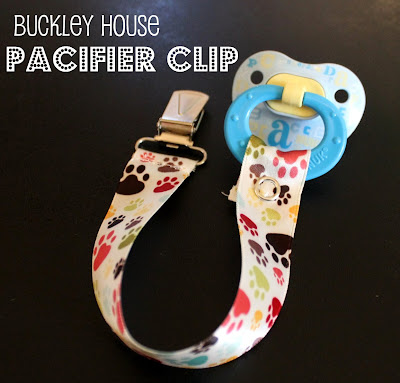 Itty Bitty Blog: Pacifier Tether