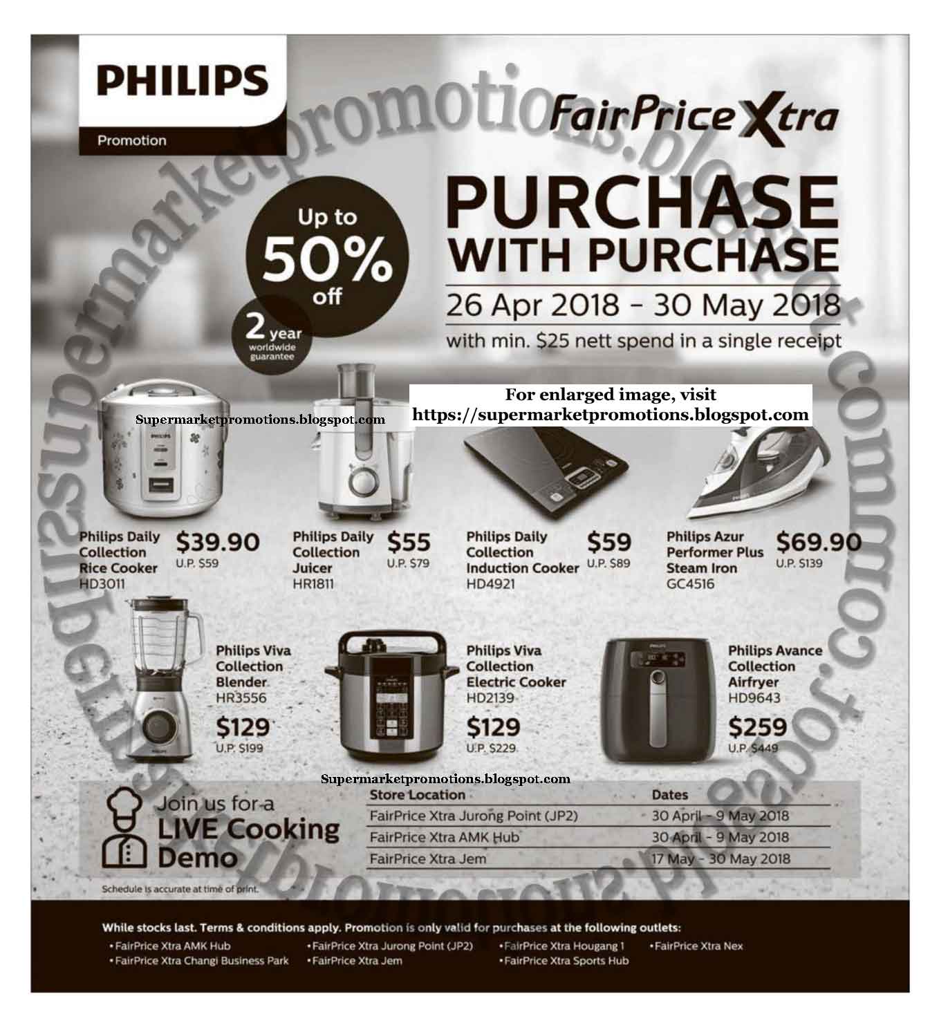 NTUC FairPrice Xtra Philips Promotion 26 April - 30 May 2018 ...