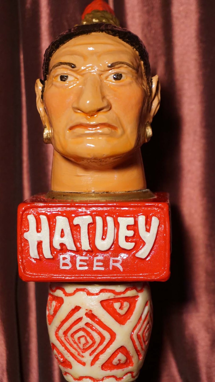 Tap Handle #710: Hatuey (Santiago Brewing/Bacardi)