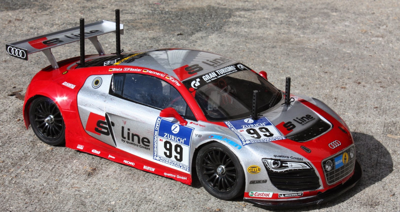 Dave's Modeling Bench: Audi R8 LMS 24H Nurburgring (Tamiya TT01)