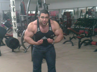 world bodybuilders pictures: iranian muscles builder ishaq ghavidel