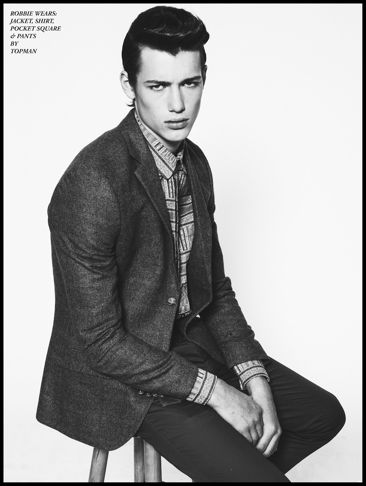 ELITE MODEL MANAGEMENT TORONTO : Robbie Shot by Marko Mijailovic