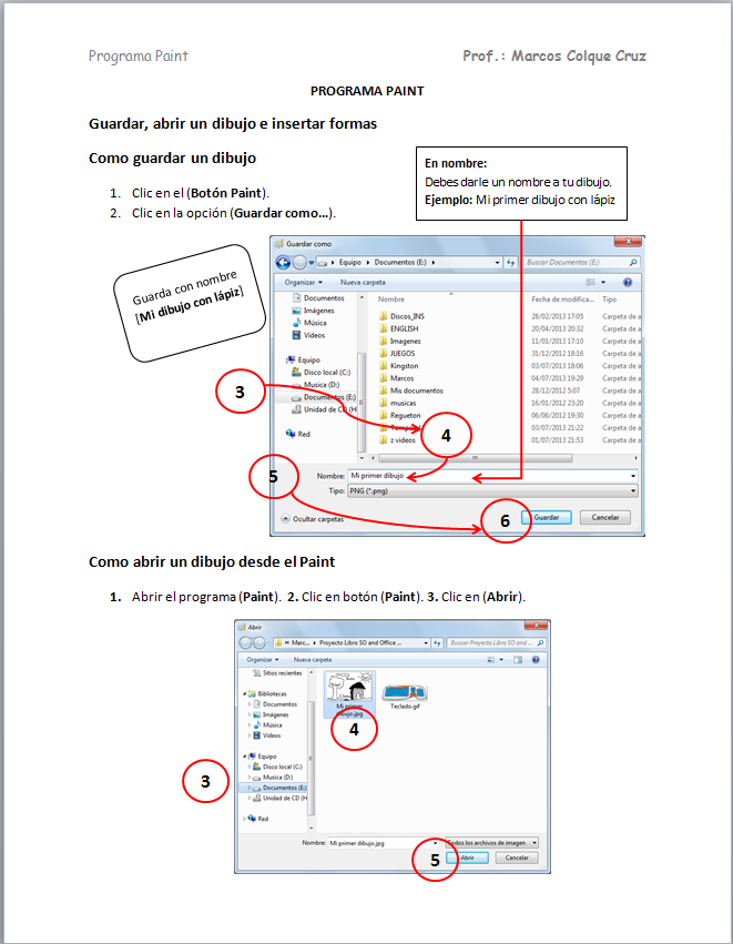 APRENDE EN LA PC...: PROGRAMA PAINT Tema # 2