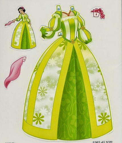 Disney Movie Princesses: Princess Paper Dolls!