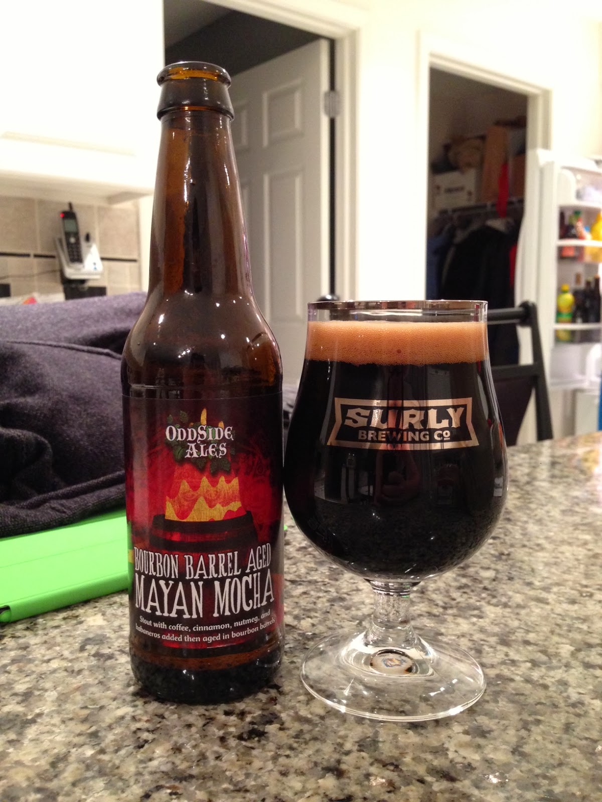 SaBEERmetrics: Beer Review: Bourbon Barrel Aged Mayan Mocha Stout