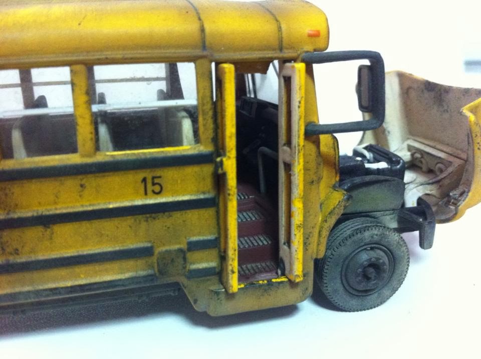 Kitter's Scale Models: 1/55 Die Cast U.S School bus (Siku)