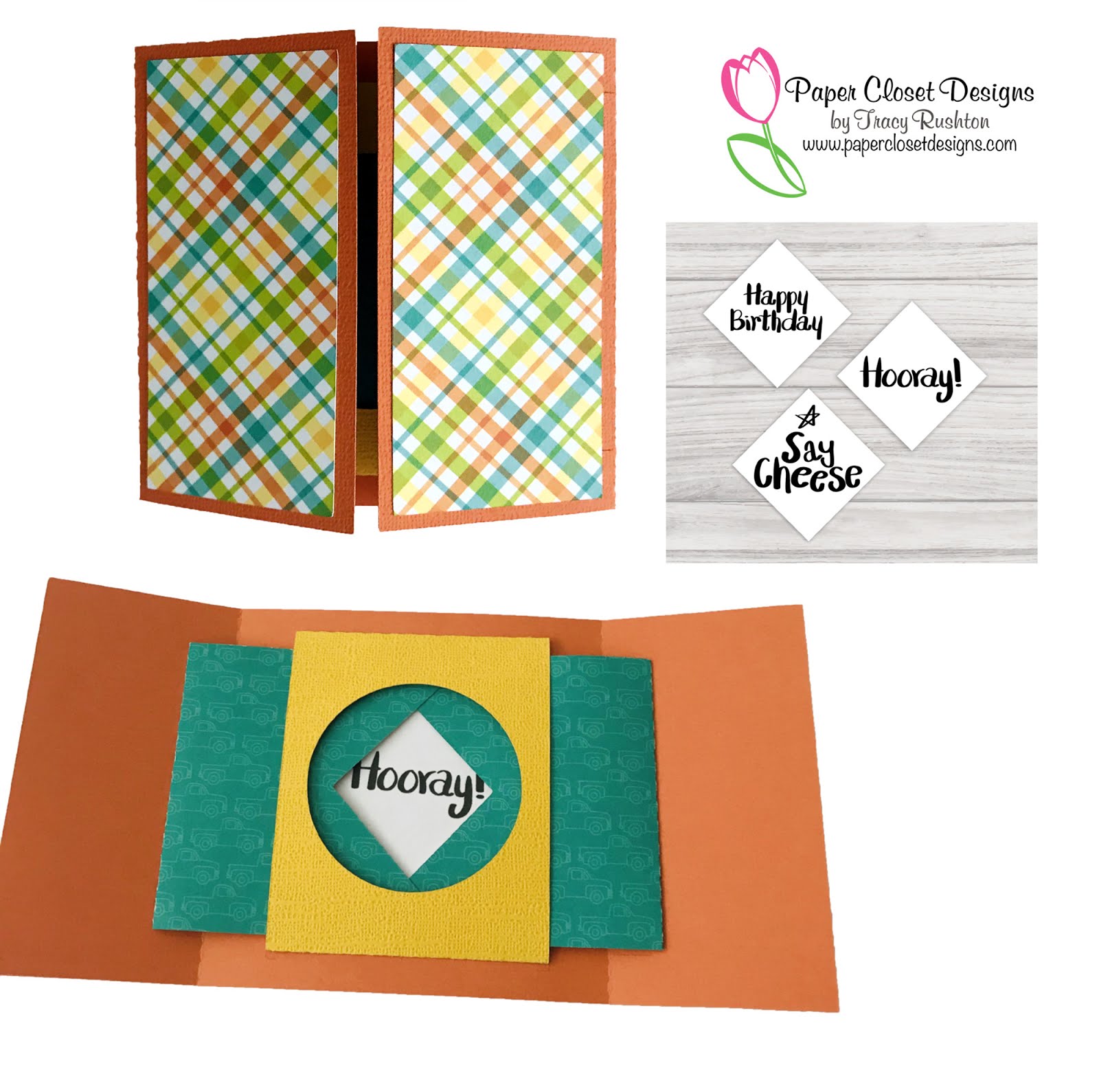 Create Shutter Cards for a Special Hello - Paper Closet Designs