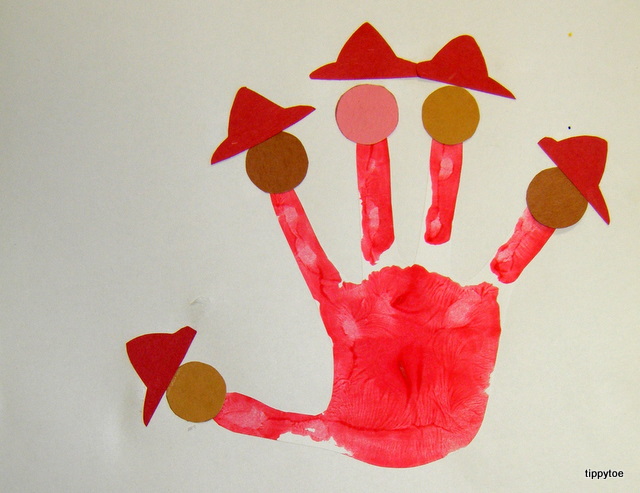 Tippytoe Crafts: Five Little Firefighters