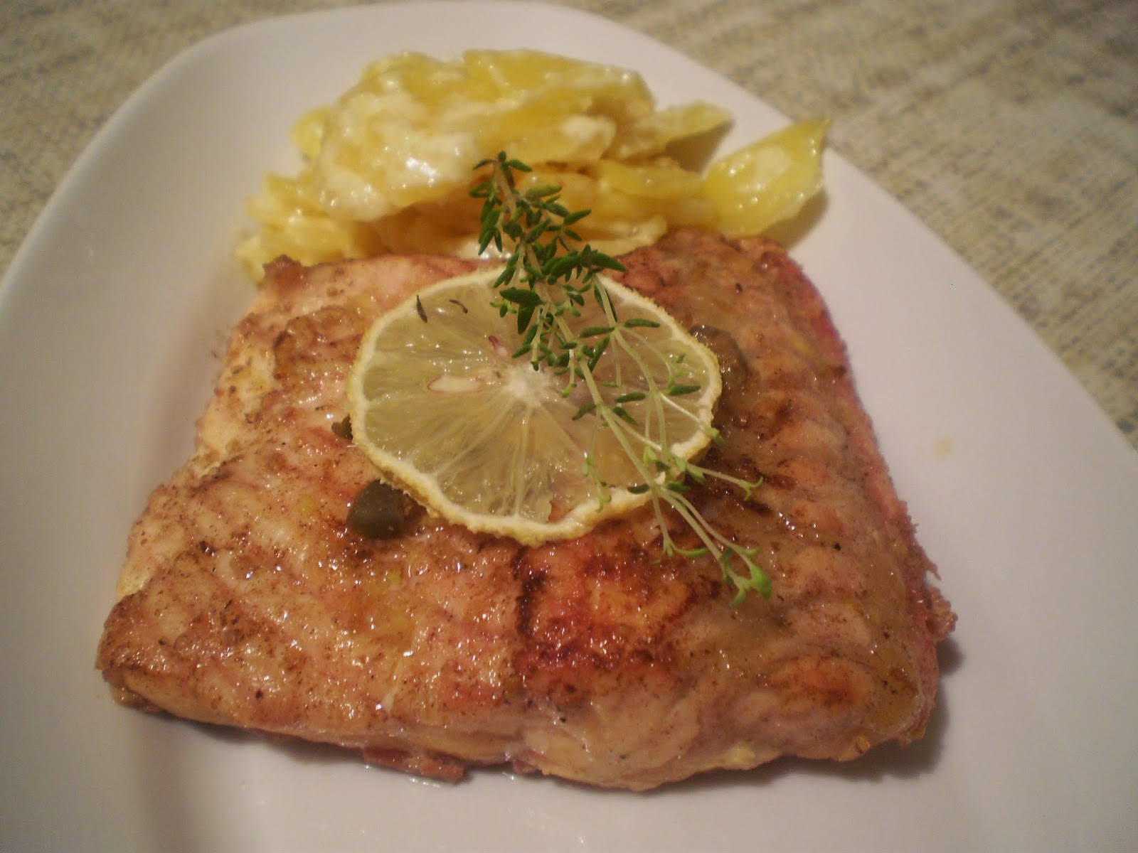 vinotava1: SVIESTĀ CEPTA STORES FILEJA AR KAPERIEM UN CITRONA MIZIŅU