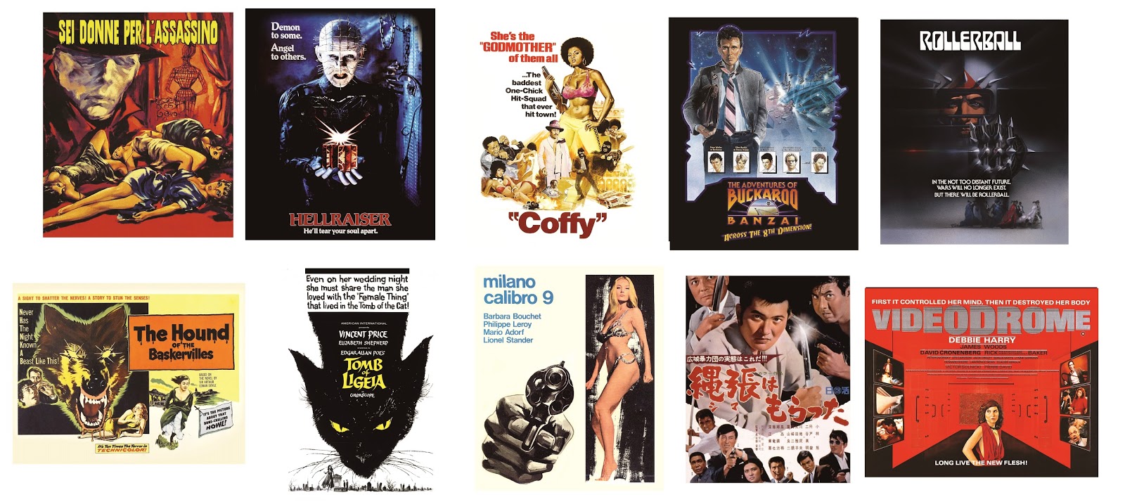 The Video Deck: Arrow Video Postcard Checklist