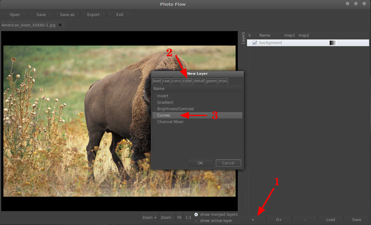 PhotoFlow Image Editor Blog: Tutorial: using the "Curves" tool in PhotoFlow